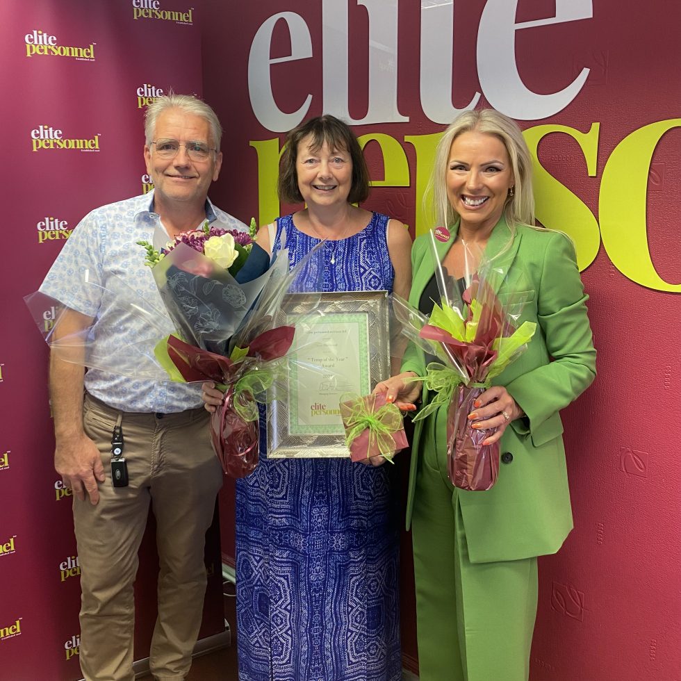 Temp of the Year award 2021 - Elite Personnel